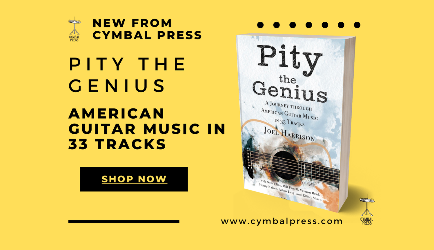 Pity the Genius - Now Available! - Cymbal Press